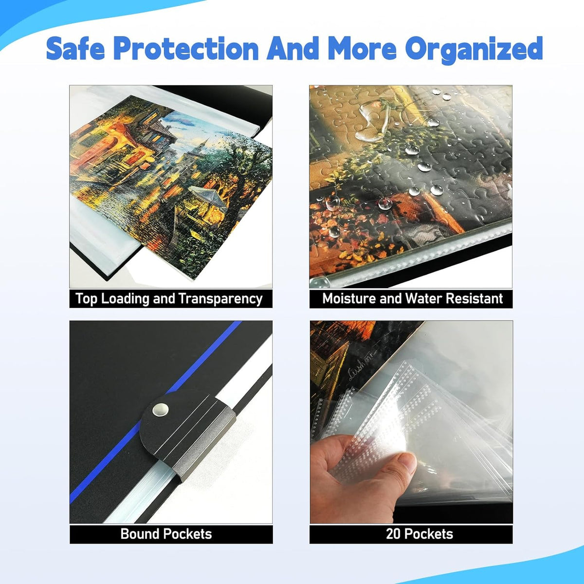 ALL4JIG Extra Large Puzzle Storage Folder Keeper for Jigsaw Enthusiast